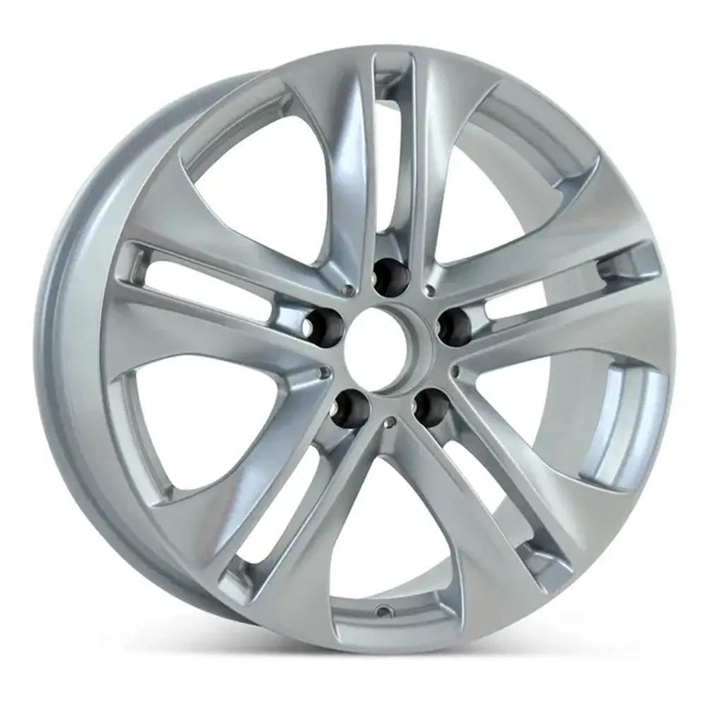 17" Mercedes E350 wheel replacement Silver replica rim 85128 – OEM ...
