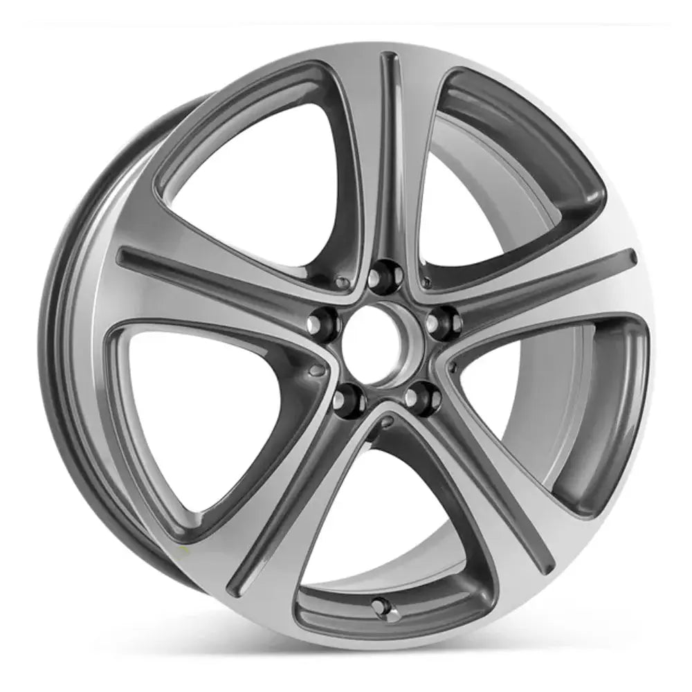 18" Mercedes E350 wheel replacement Machined replica rim 85536 – OEM ...