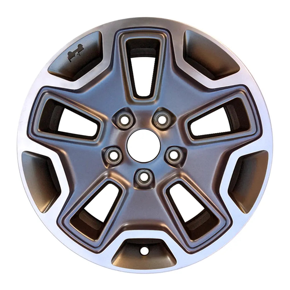 17" Jeep Wrangler rim Polished OEM factory wheel 9118 – OEM Wheels For Sale