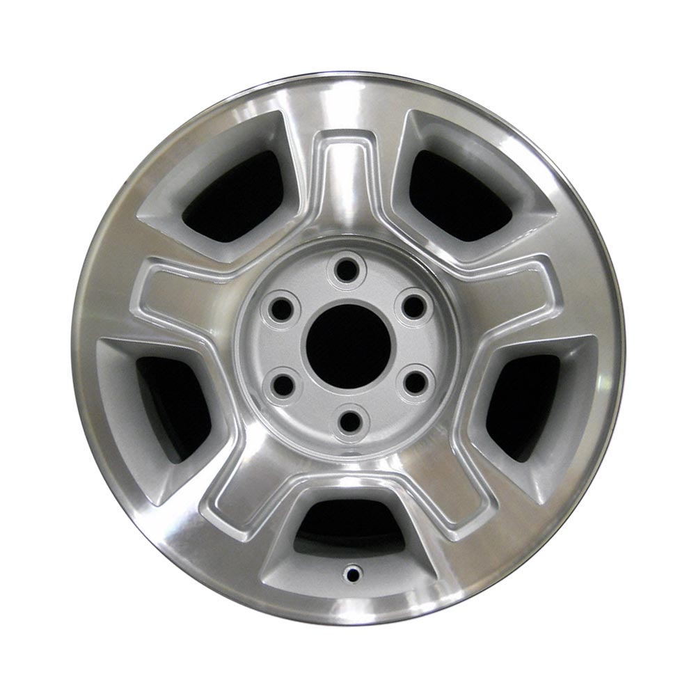17" Chevy Silverado rim Machined Silver OEM factory wheel 5295 – OEM ...