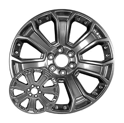 22" GMC Sierra 1500 rim Hypersilver OEM factory wheel 5660 – OEM Wheels ...