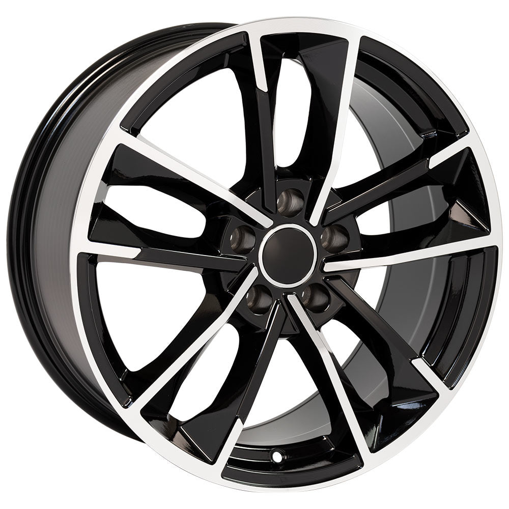 18x8 Machined wheel replacement fits Audi Volkswagen RS7 replica wheel ...