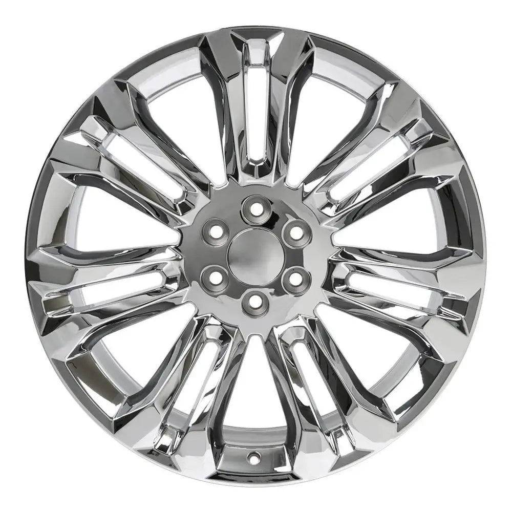 24x10 Chrome wheel replacement fits Cadillac Escalade replica wheel ...